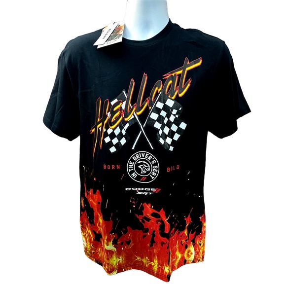 Dodge | Shirts | Dodge Hellcat Graphic Cotton T Shirt Short Short ...